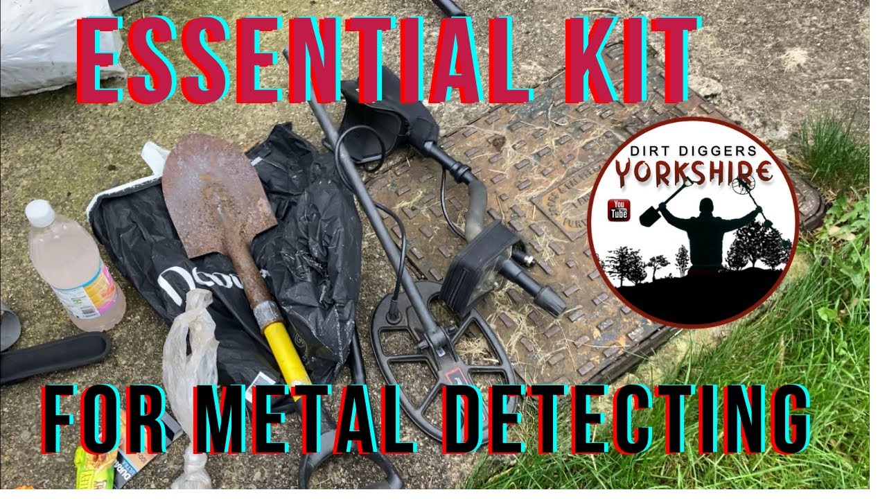 Metal detecting kit basics and essentials when packing light or cycling ...