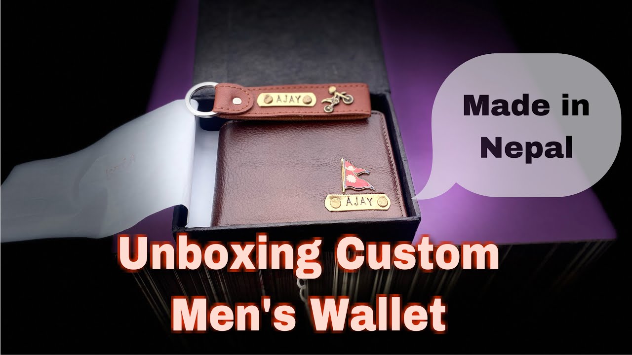 Unboxing Custom Wallet- Made in Nepal. - YouTube