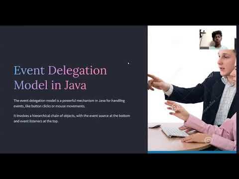 Event Delegation model in java - YouTube
