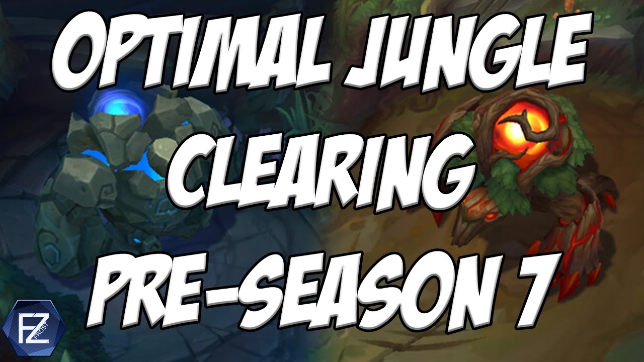 Optimal Jungle Clearing/Pathing Pre-season 7 [League of Legends] - YouTube