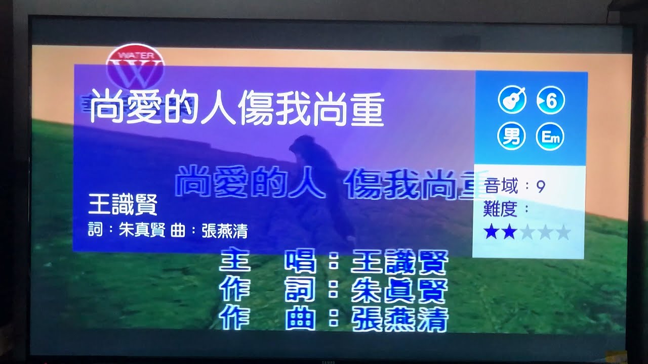 王柏鈞 Wang Shiqiang【尚愛的人傷我尚重】原廠歌曲~音圓歌號:73000 MIDI~MV 本影片為非營利翻唱，尊重原創音樂著作權 ...