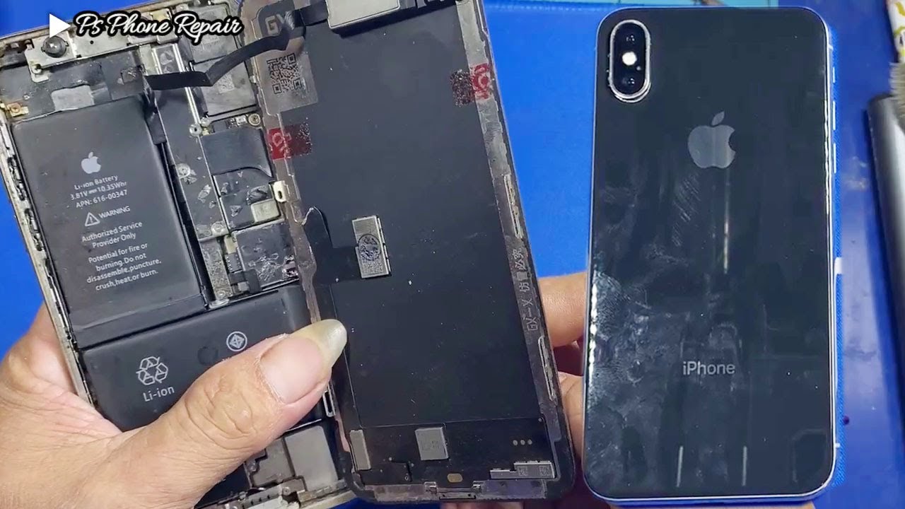 Restore iphone x Crakced || iphone x Restoration || iphone x display ...