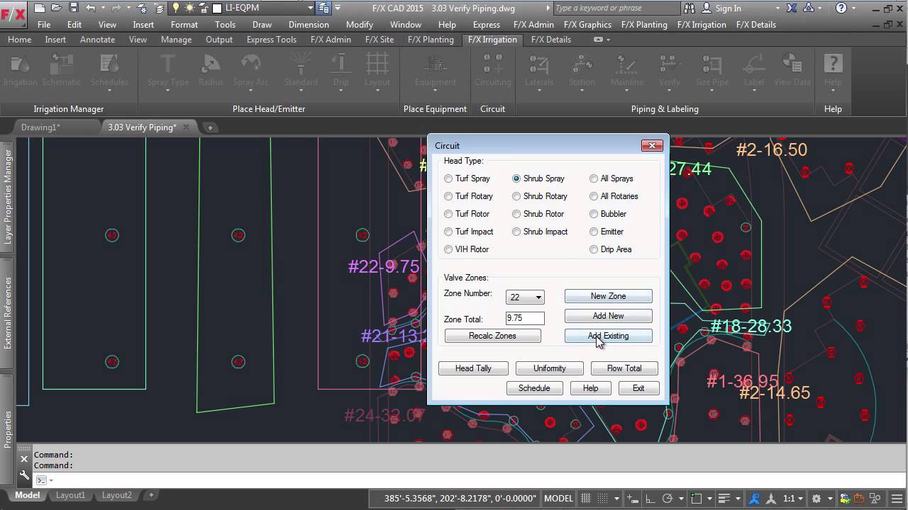 Circuiting with Land F/X Irrigation Design - YouTube