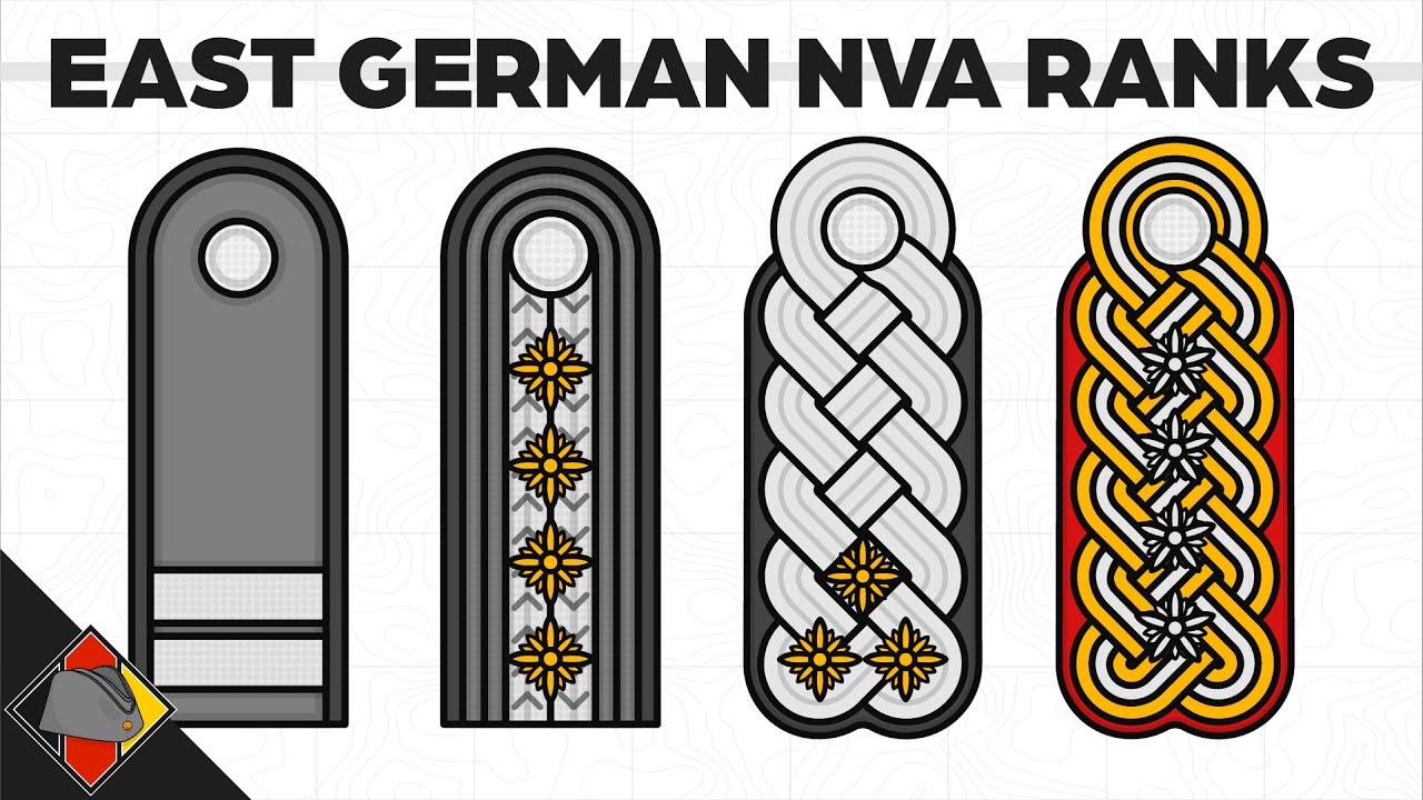 East German NVA Ranks | 1956 - 1990 - YouTube