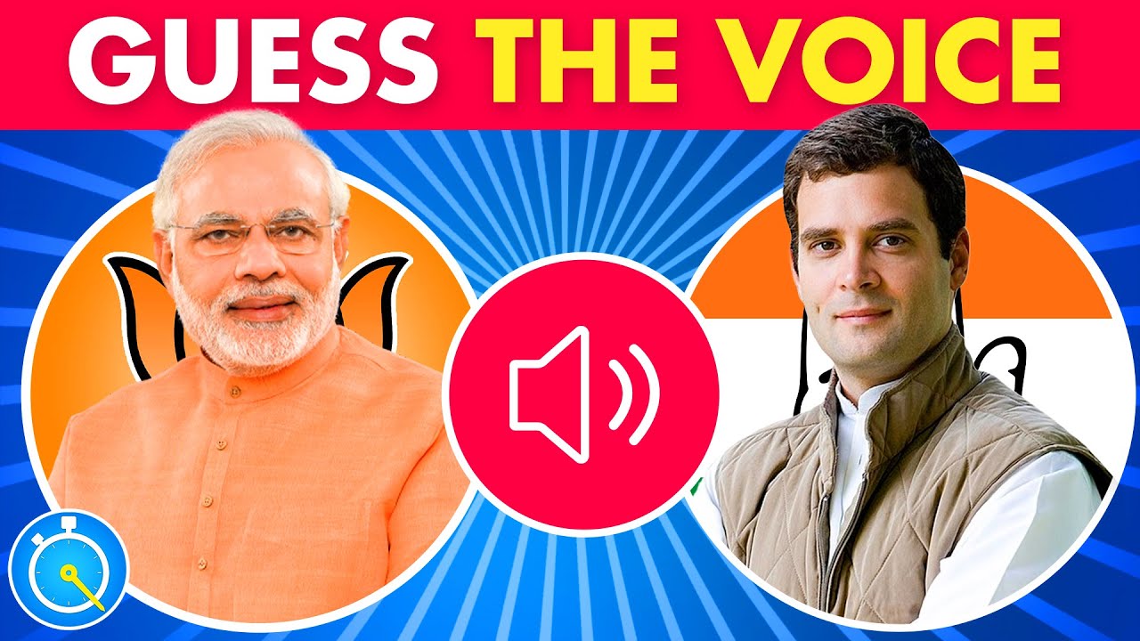 Guess The INDIAN POLITICIAN By Voice | India Quiz - YouTube