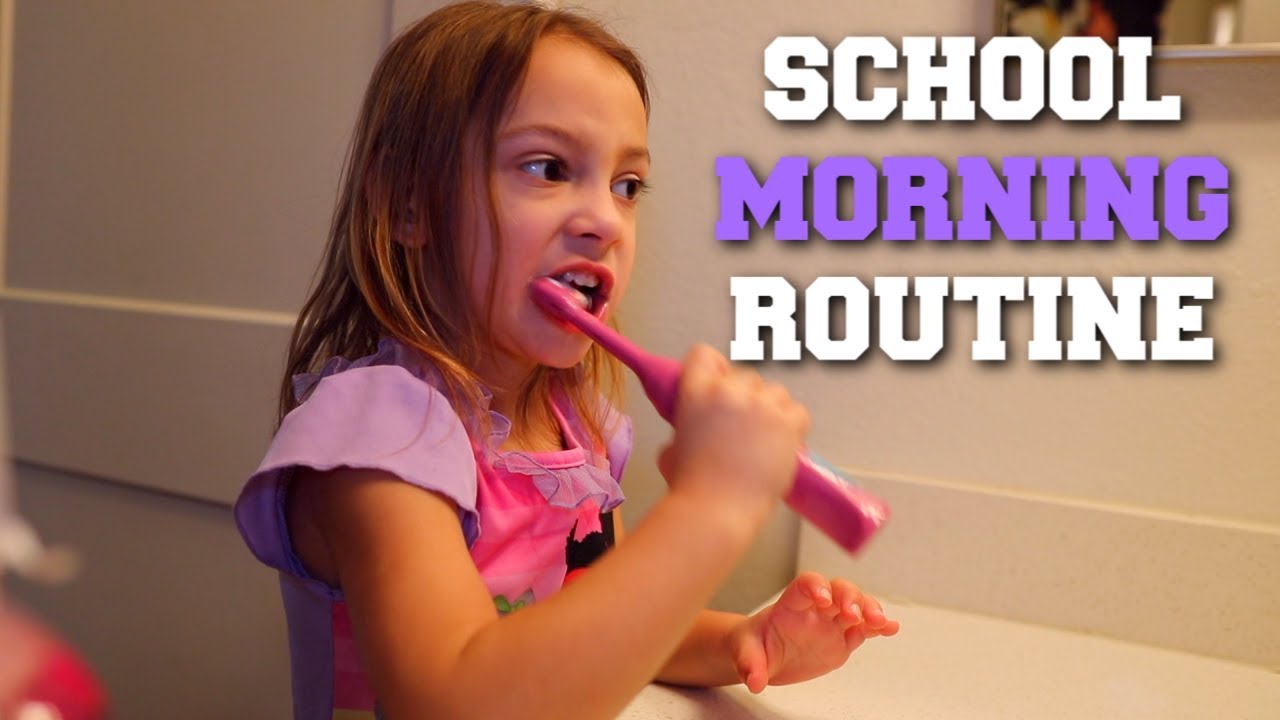 REAL School Morning Routine | KIDS Morning Routine - YouTube