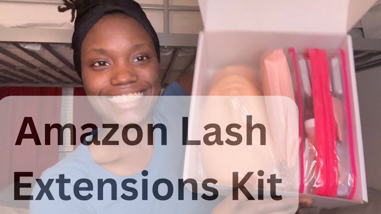 Amazon Lash Extensions Kit | Esthetician Student Journey - YouTube