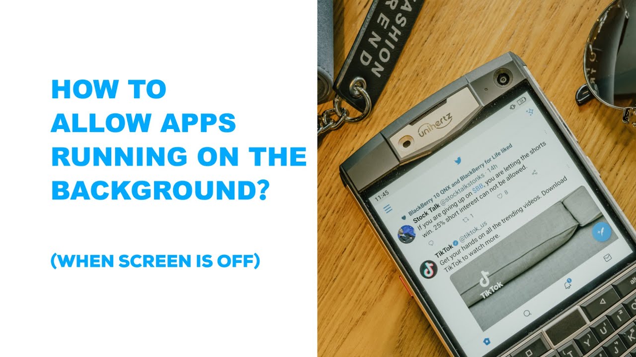 How To Keep Your App Running In The Background - YouTube