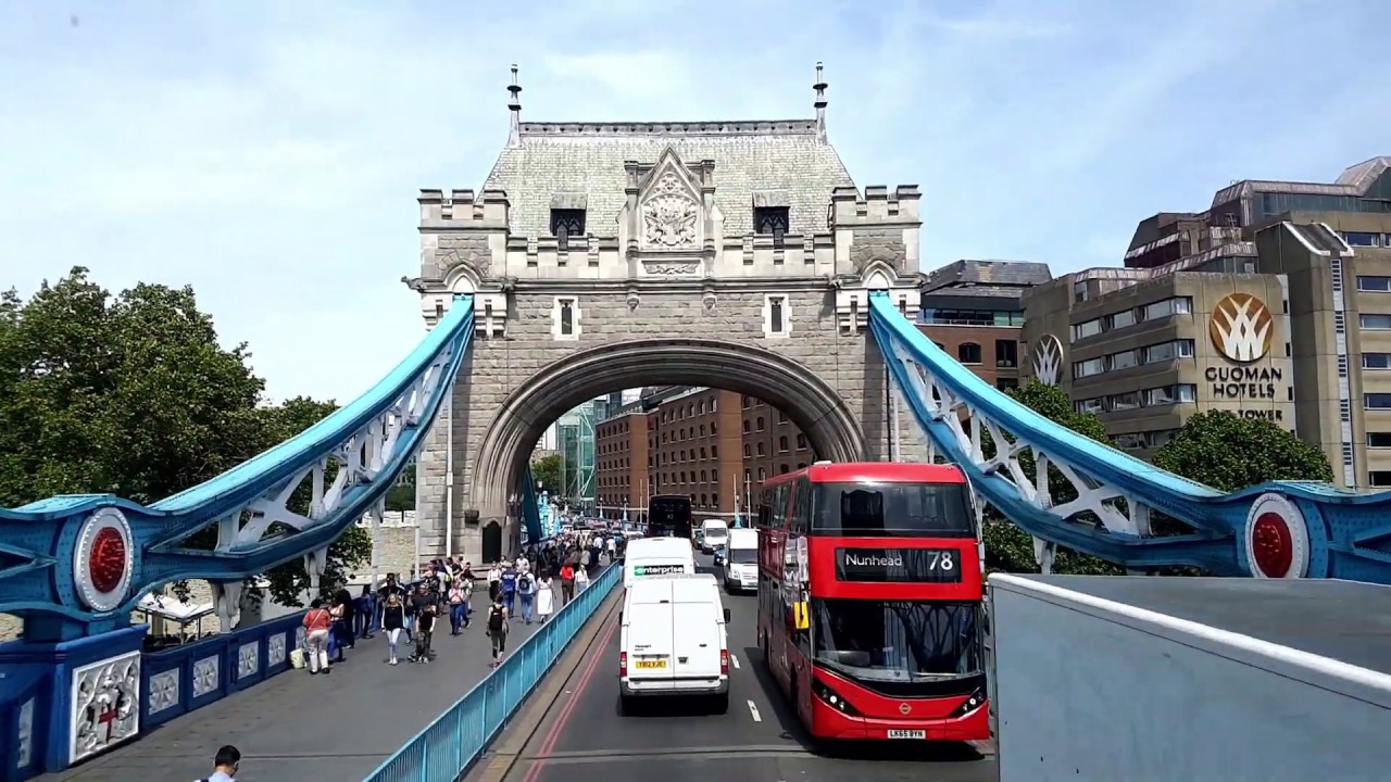 London Bus Ride | Tower Bridge to Aldgate Route 78 4K - YouTube