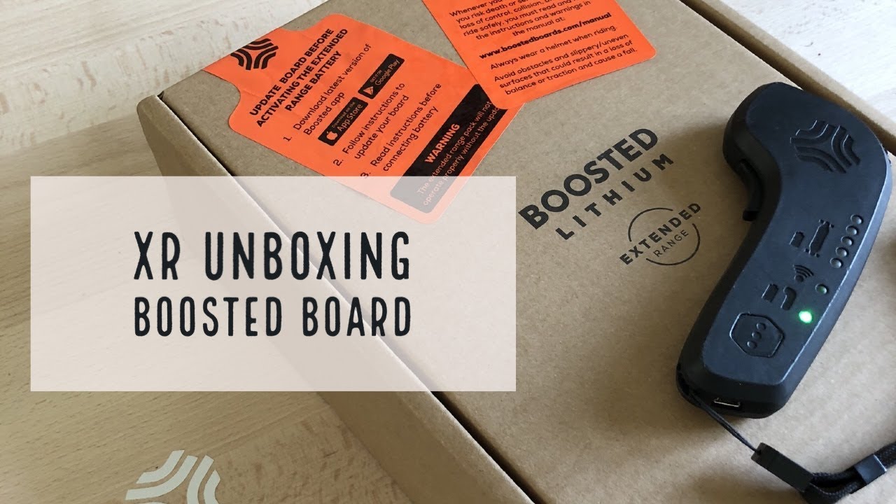 Boosted Boards - Extended Range - unboxing & mounting - YouTube