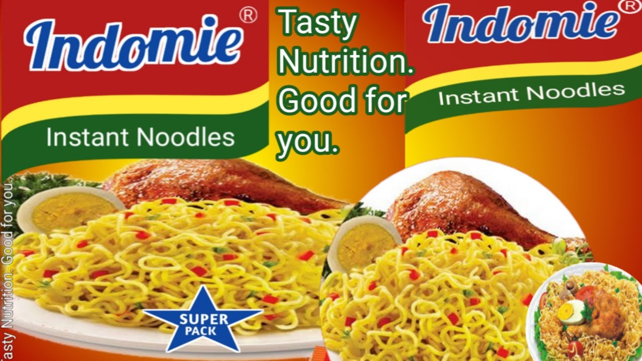 #Indomie #Instant noodles How to design INDOMIE BANNER with pixelLab ...