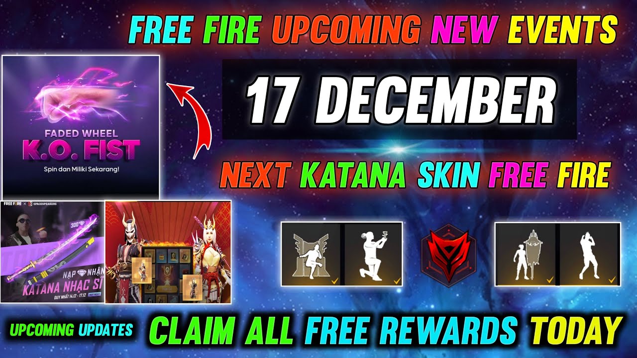FREE FIRE NEW EVENT | 17 DECEMBER NEW EVENT | FREE FIRE NEW UPDATE | FF ...
