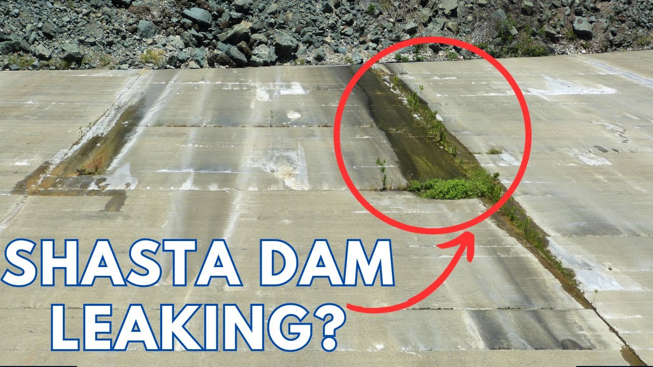 Shasta Dam Leaking As the Lake is now at Maximum Capacity! - YouTube