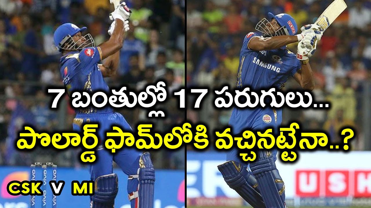 IPL 2019 : Kieron Pollard Sensational Catch During Chennai Super Kings ...