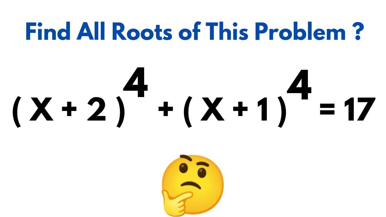 Algebra Olympiad Problems | Solving Algebra Equation With Fourth Power ...