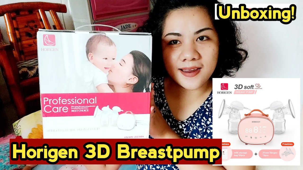 Unboxing Horigen New Design Hospital Grade Silicone Double Electric Breast Pump Youtube