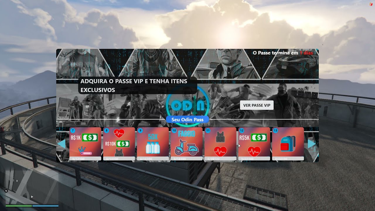 [SCRIPT FIVEM] PASSE DE BATALHA - ODINPASS - VRPEX/CREATIVE - OdinTeam - YouTube