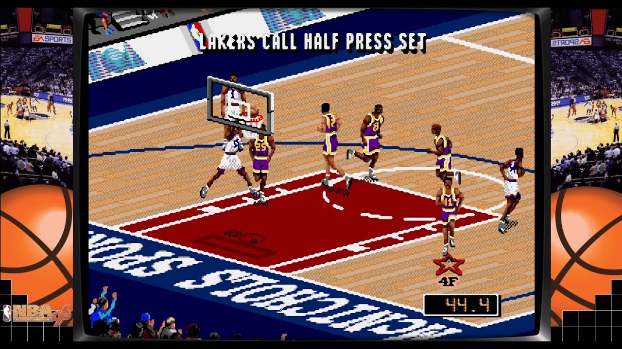 NBA Live '96 (Sega Genesis/1995) gameplay 4K - YouTube