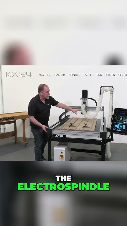 Affordable Benchtop CNC KX24| Laguna Tools #woodworking #cnc #tools #shorts #shortsfeed - YouTube