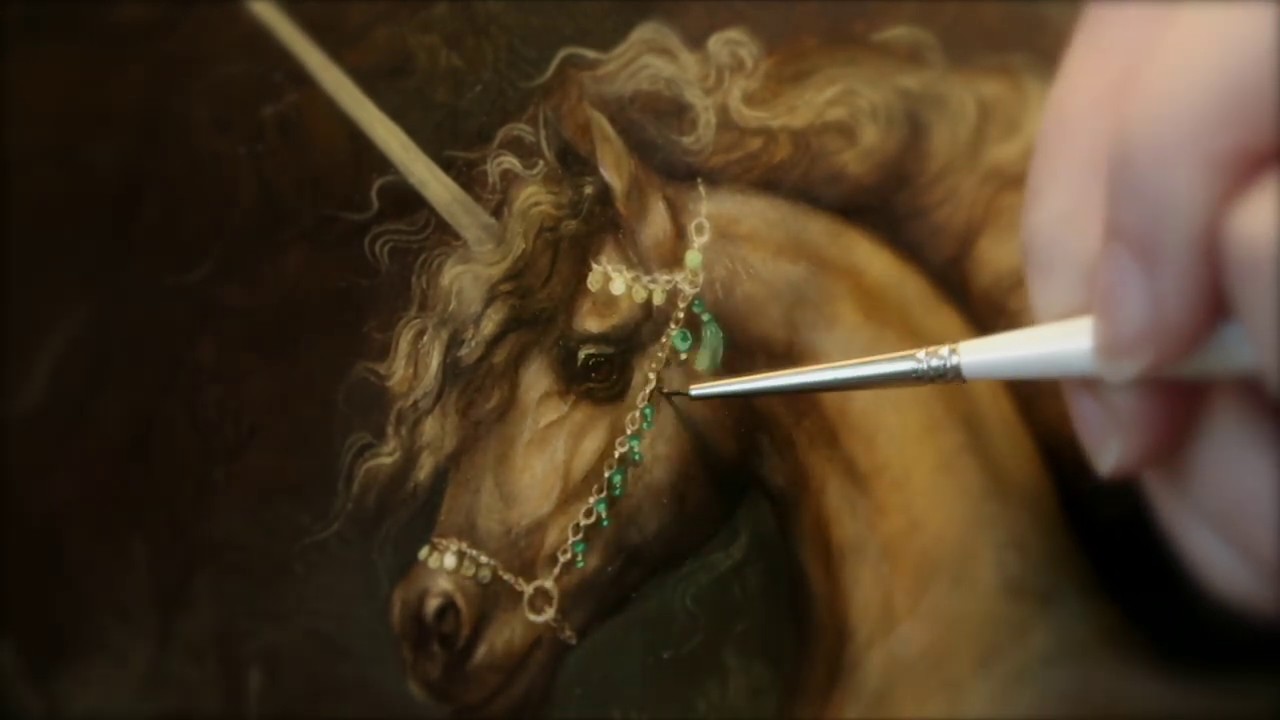 Painting a Decorative Bridle Part 1 Timelapse - YouTube