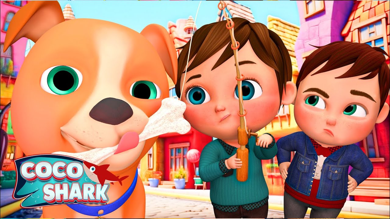 Bingo Has an Eye Boo 🐶 + More Kids Songs | Coco Shark Nursery Rhymes ...
