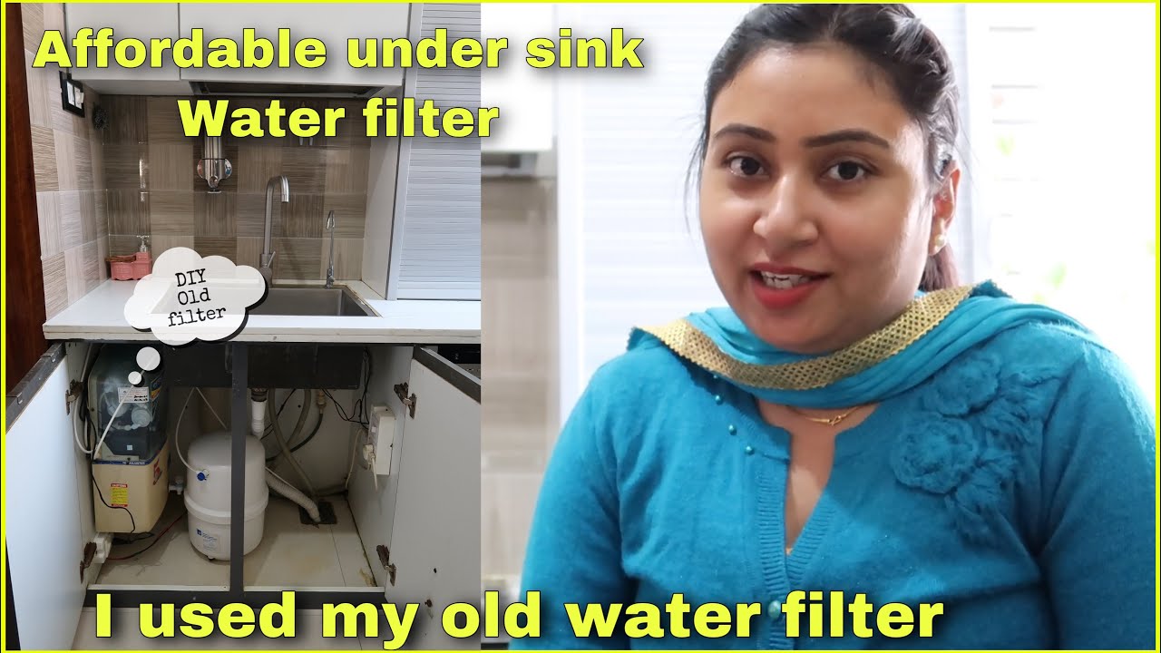 Affordable under sink water filter RO | used my old water filter - YouTube