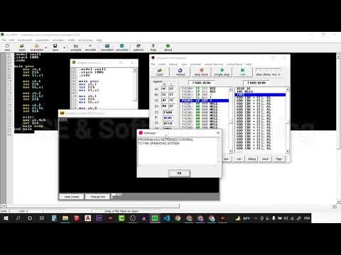 Input Output based concept Assembly Language Programming - YouTube