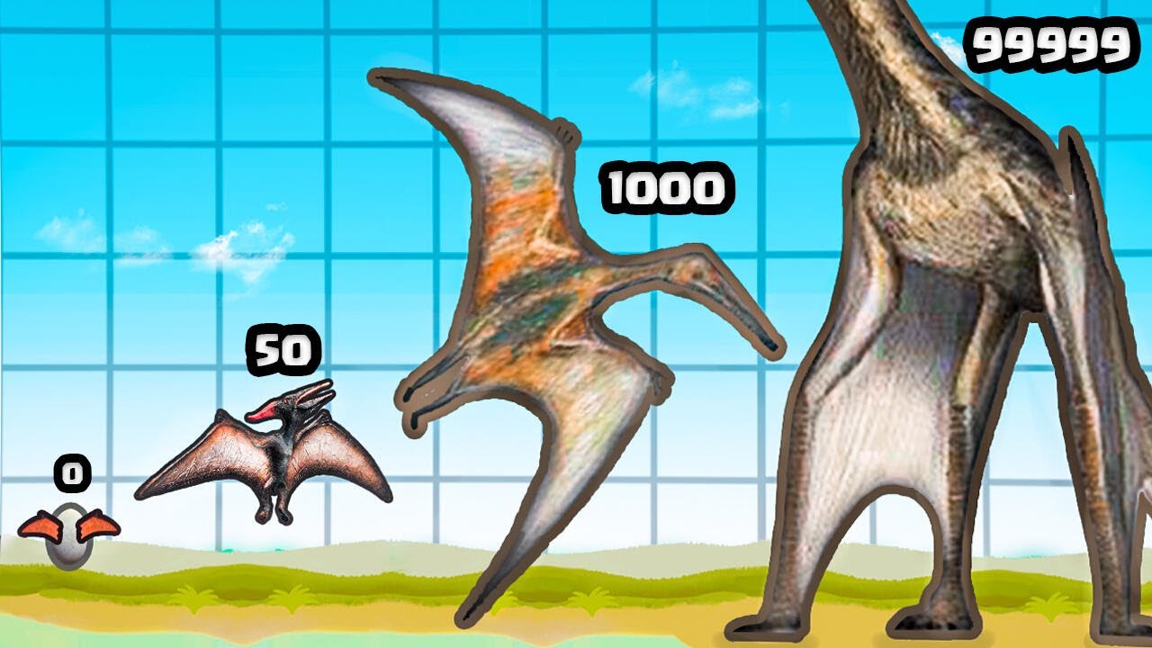 Growing a Pterodactyl to BIGGEST! - YouTube