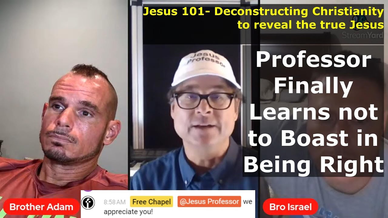 Jesus 101- The Professor Learns Not to Boast in Being Right - YouTube