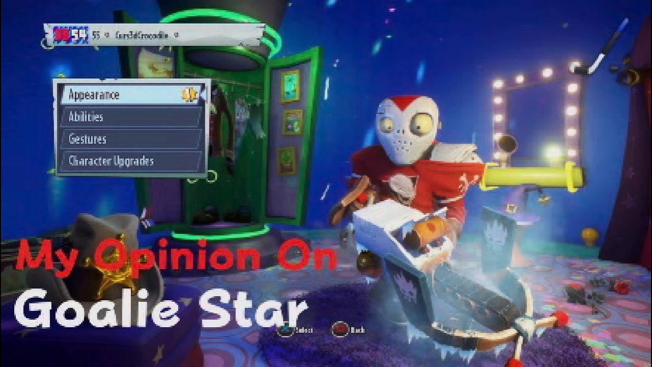 My Opinion On Goalie Star / Garden Warfare 2 Character Review - YouTube