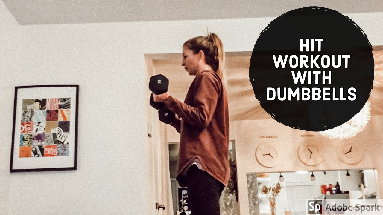 8 minute HIT Workout with Dumbells - YouTube