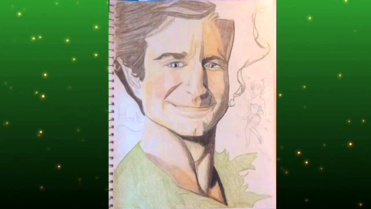 Robin Williams Drawing - YouTube