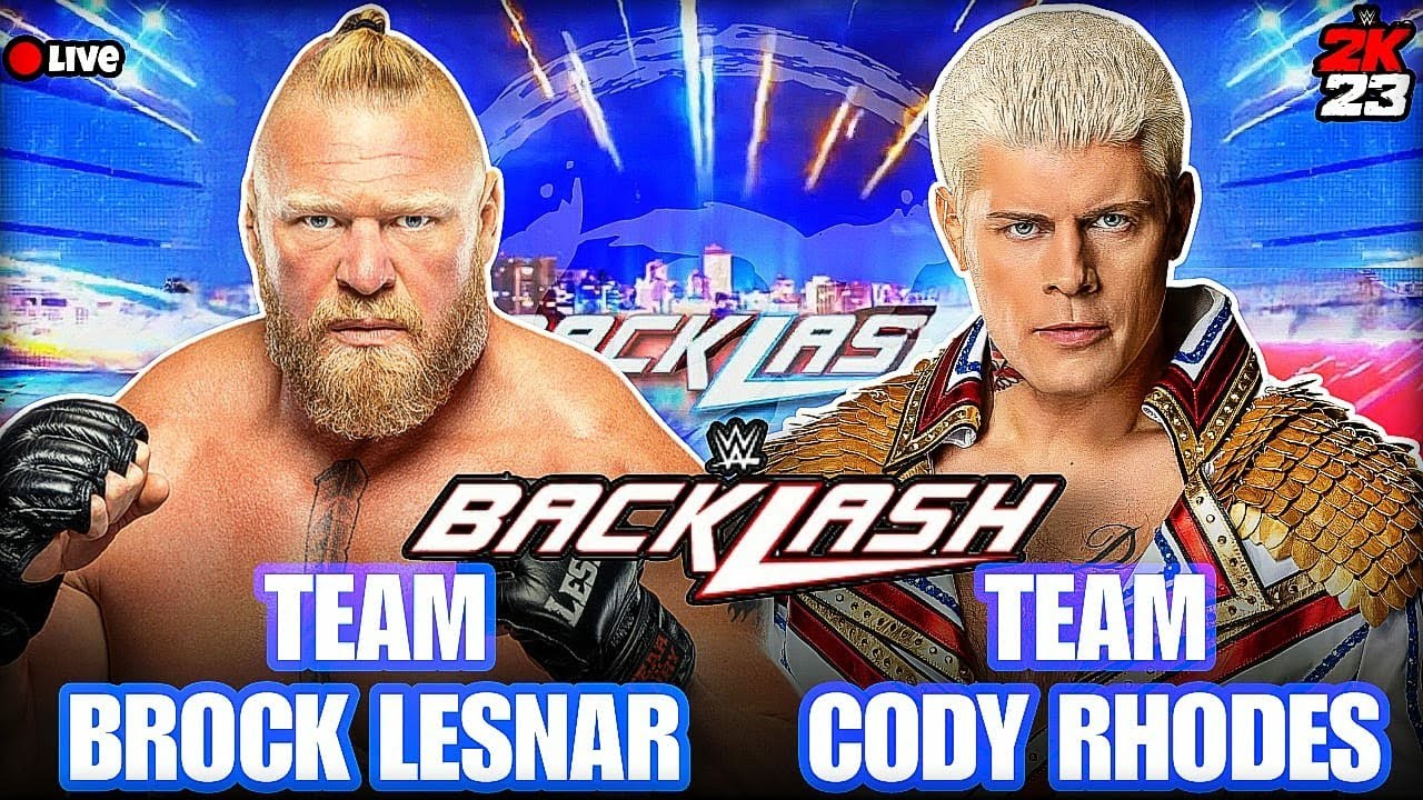 Team Cody Rhodes challenges Team Brock Lesnar in backlash | WWE 2K23 ...
