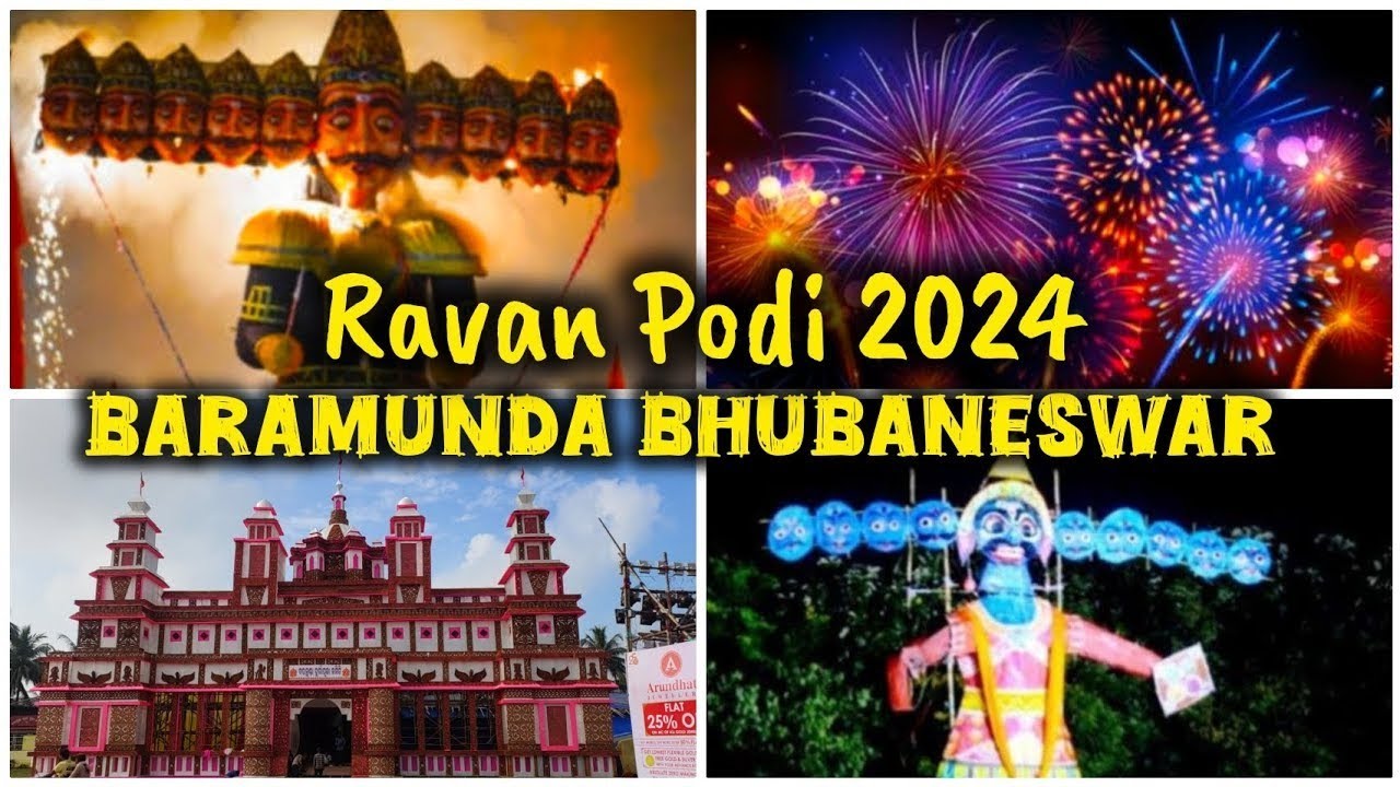 Ravan Podi Baramunda Bhubaneswar || Durga Puja 2024 - YouTube