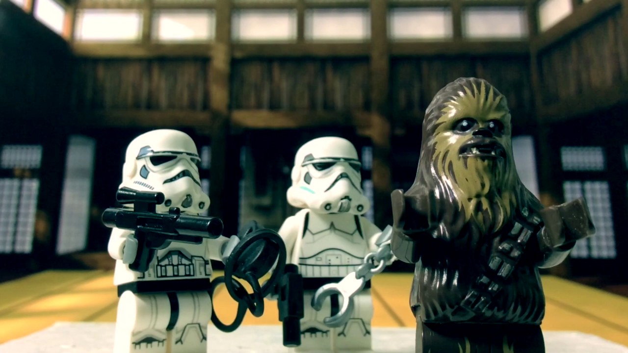 Lego Fight Club - Chewbacca VS Green Zombi - YouTube