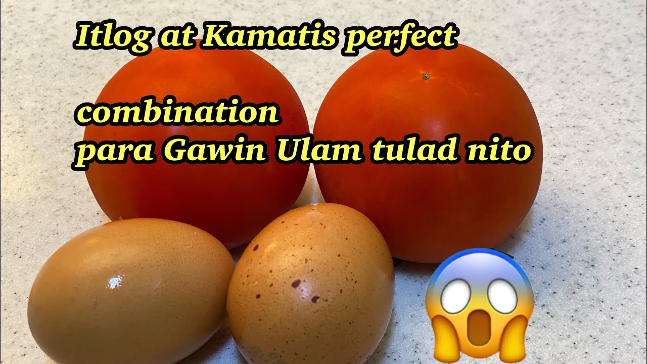 ITLOG at KAMATIS perfect gawin Ulam tulad nito / Tomatoes and Egg ...