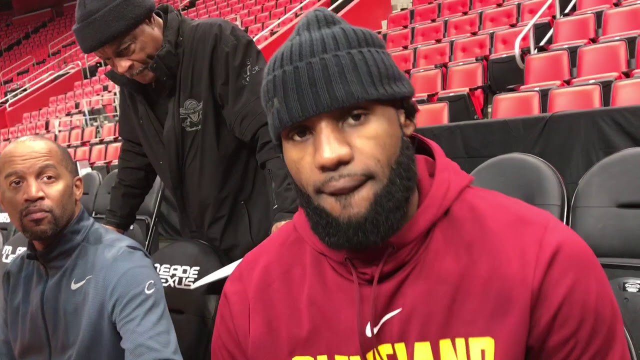 LeBron James on his Pistons history, OSU-Xichigan week - YouTube