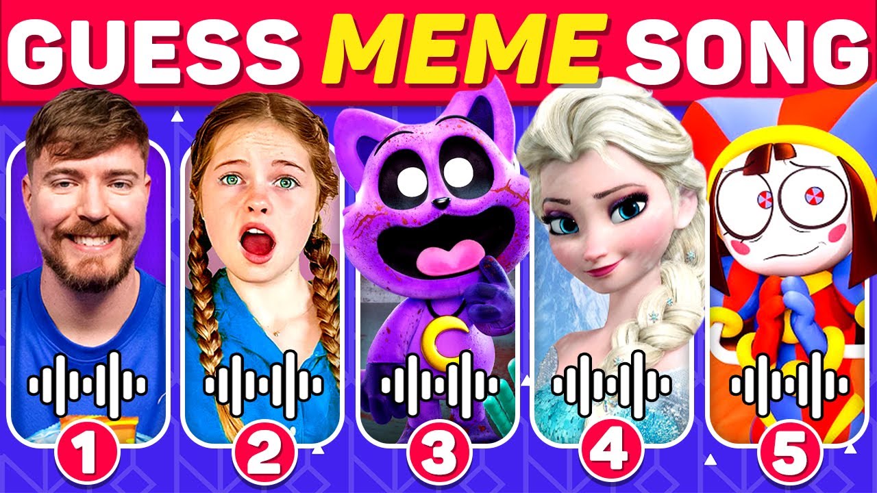 Guess The Meme & Who Is Singing 🔥🎤🎶 Salish Matter, Lay Lay, Pomni ...