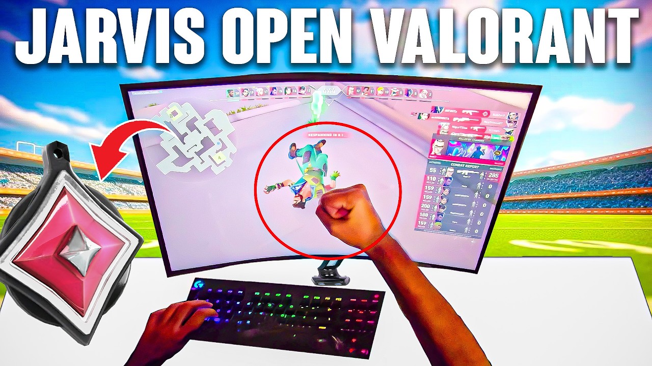 Valorant Without Crosshair on 32 inch 2k 240hz - YouTube