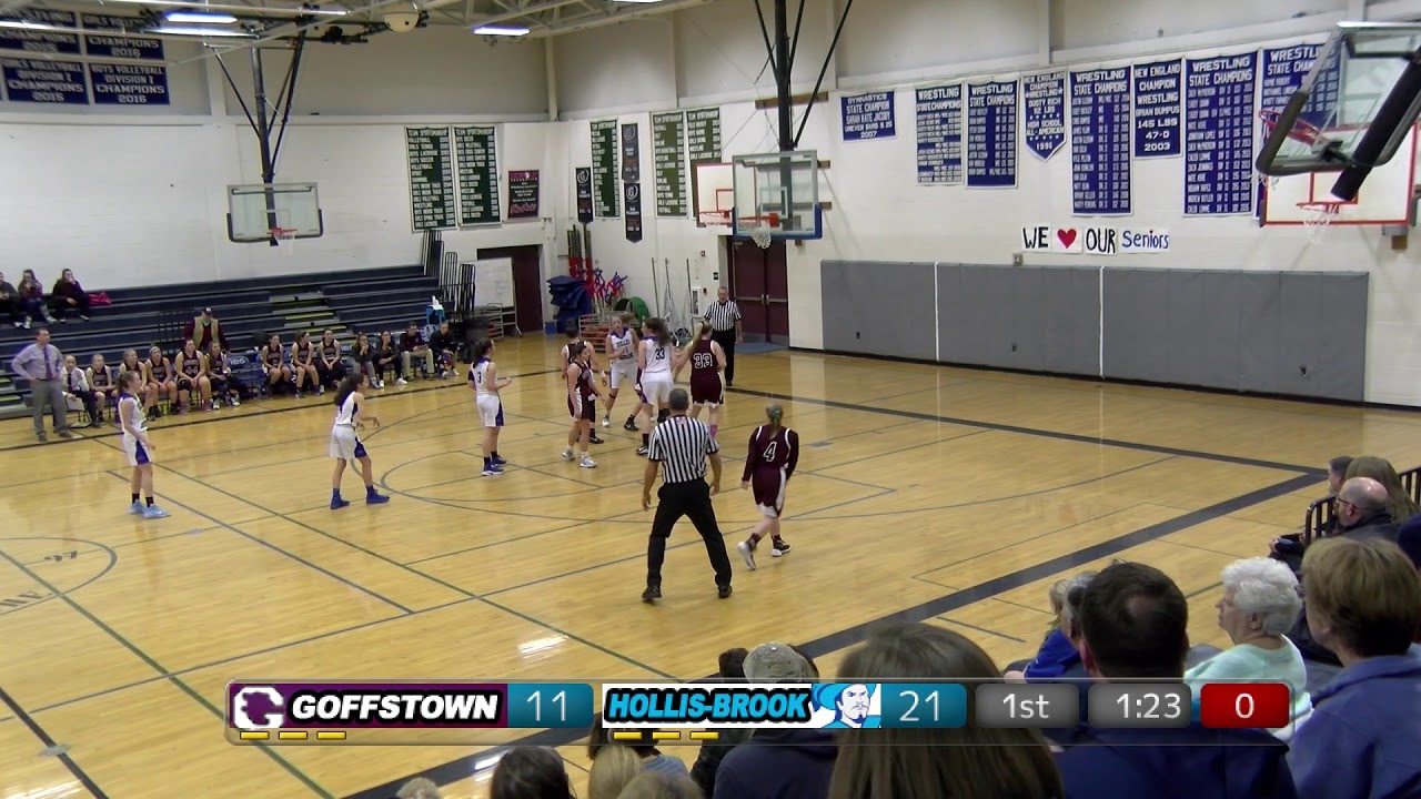 Girls Basketball at Hollis-Brookline - December 8, 2017 - YouTube
