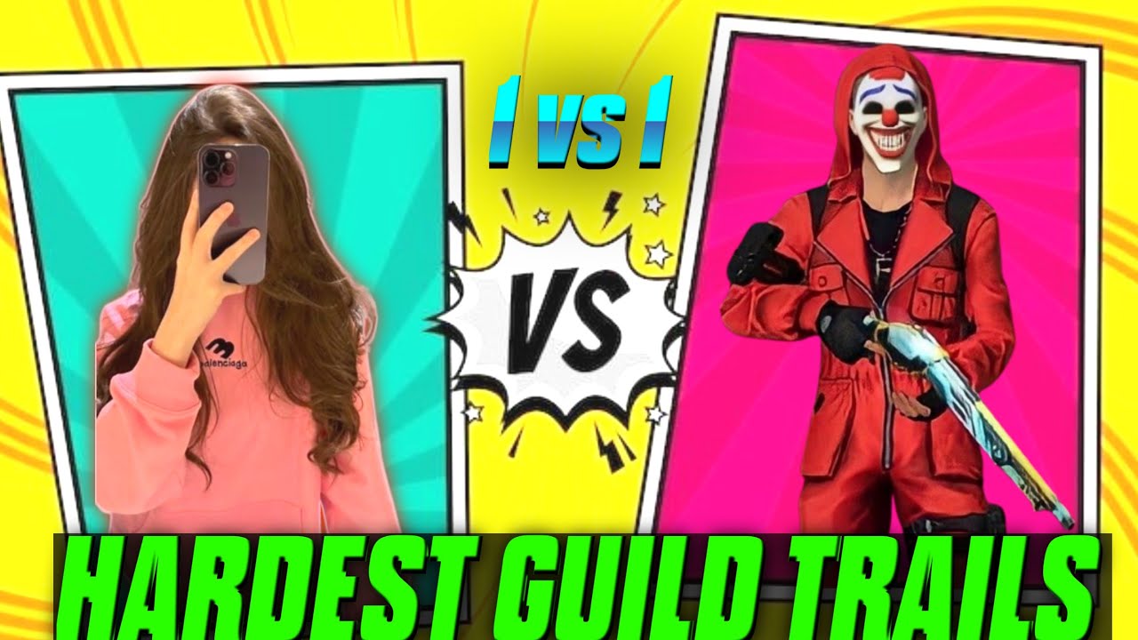 HARDEST GUILD TRAILS 1 VS 1 TELUGU GIRL GAMER _CARD MADHI GAME PLAY ...