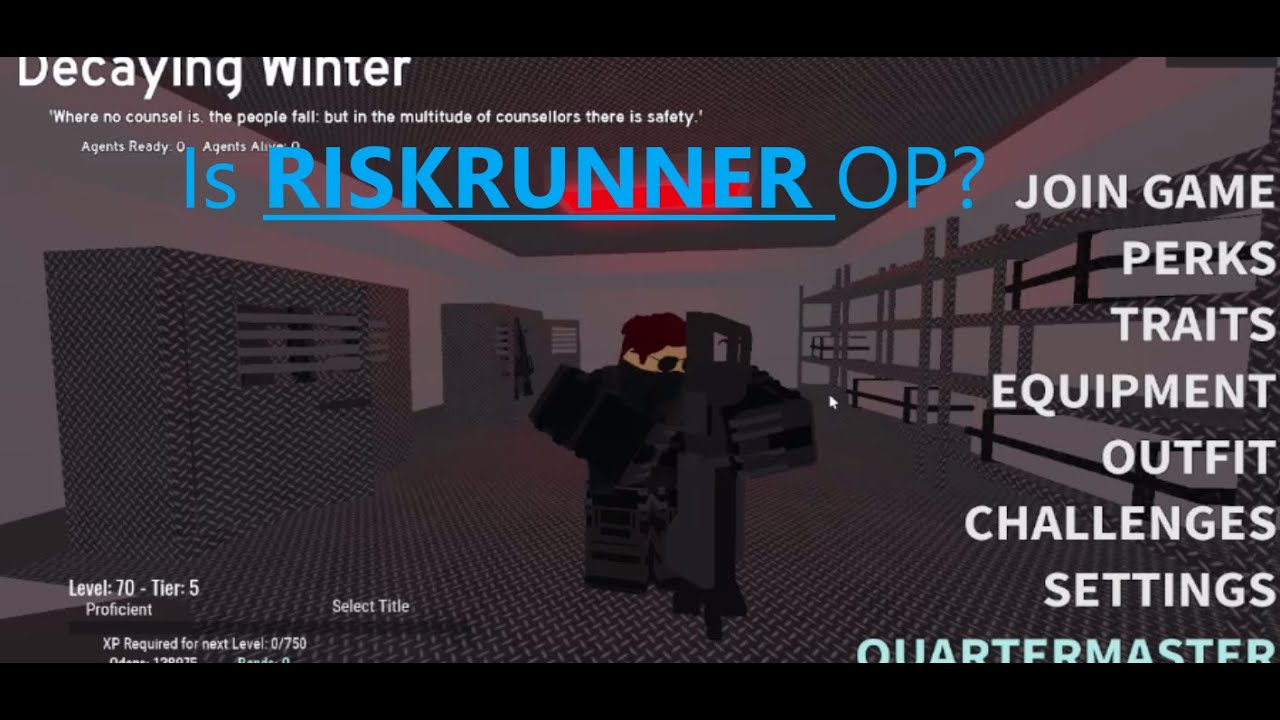 Is riskrunner in Decaying winter OP? - YouTube