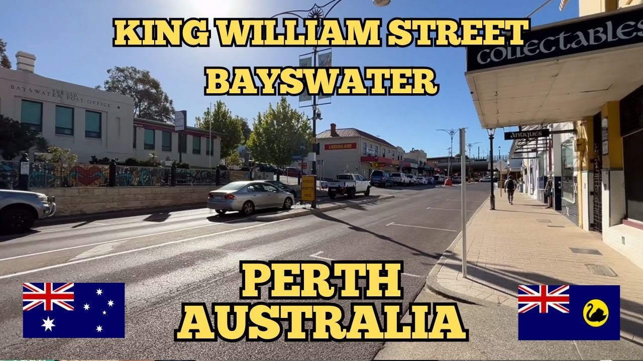 Exploring Perth Australia: City Walking Tour Along King William Street ...