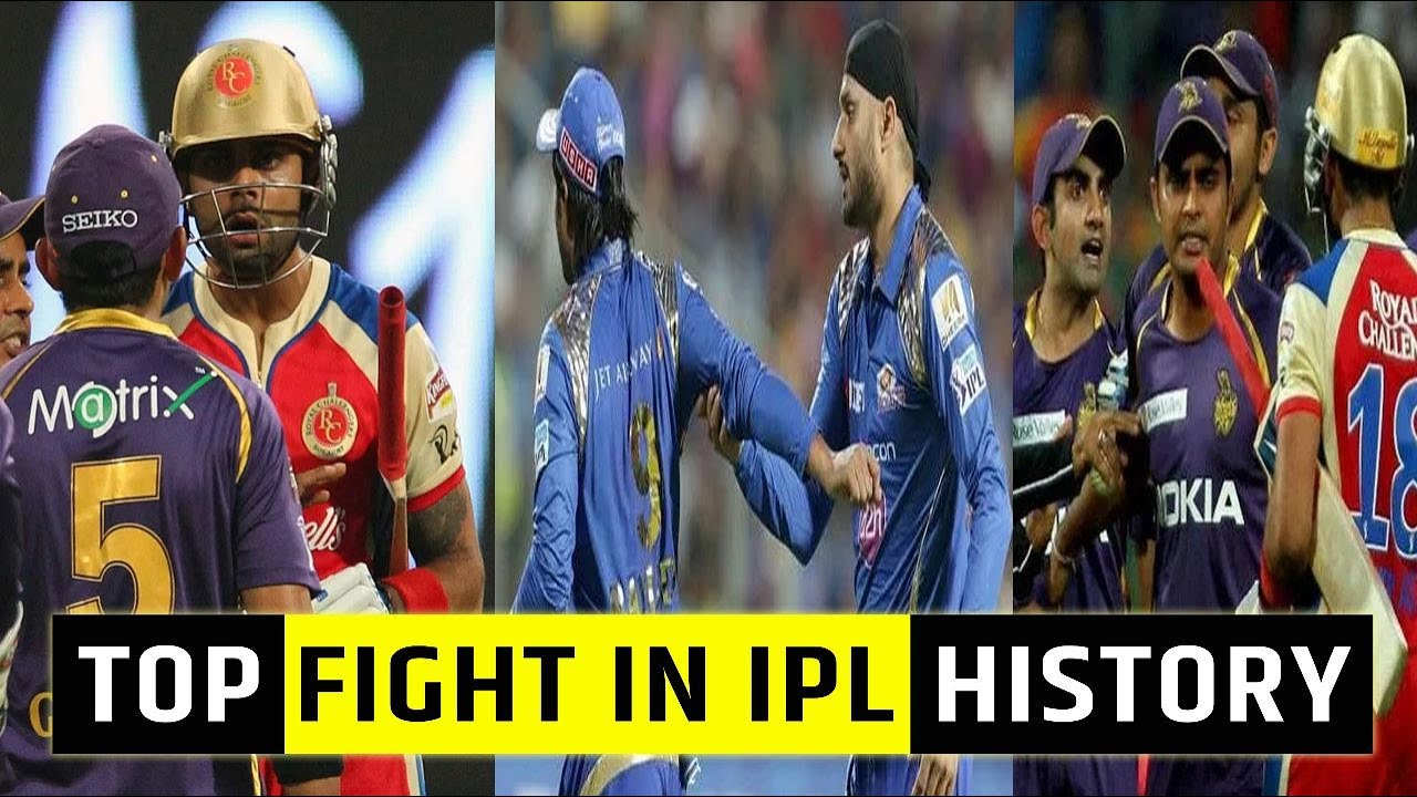 आईपीएल इतिहास के सबसे बड़े घमासान - Top Fight In IPL History | IPL ...