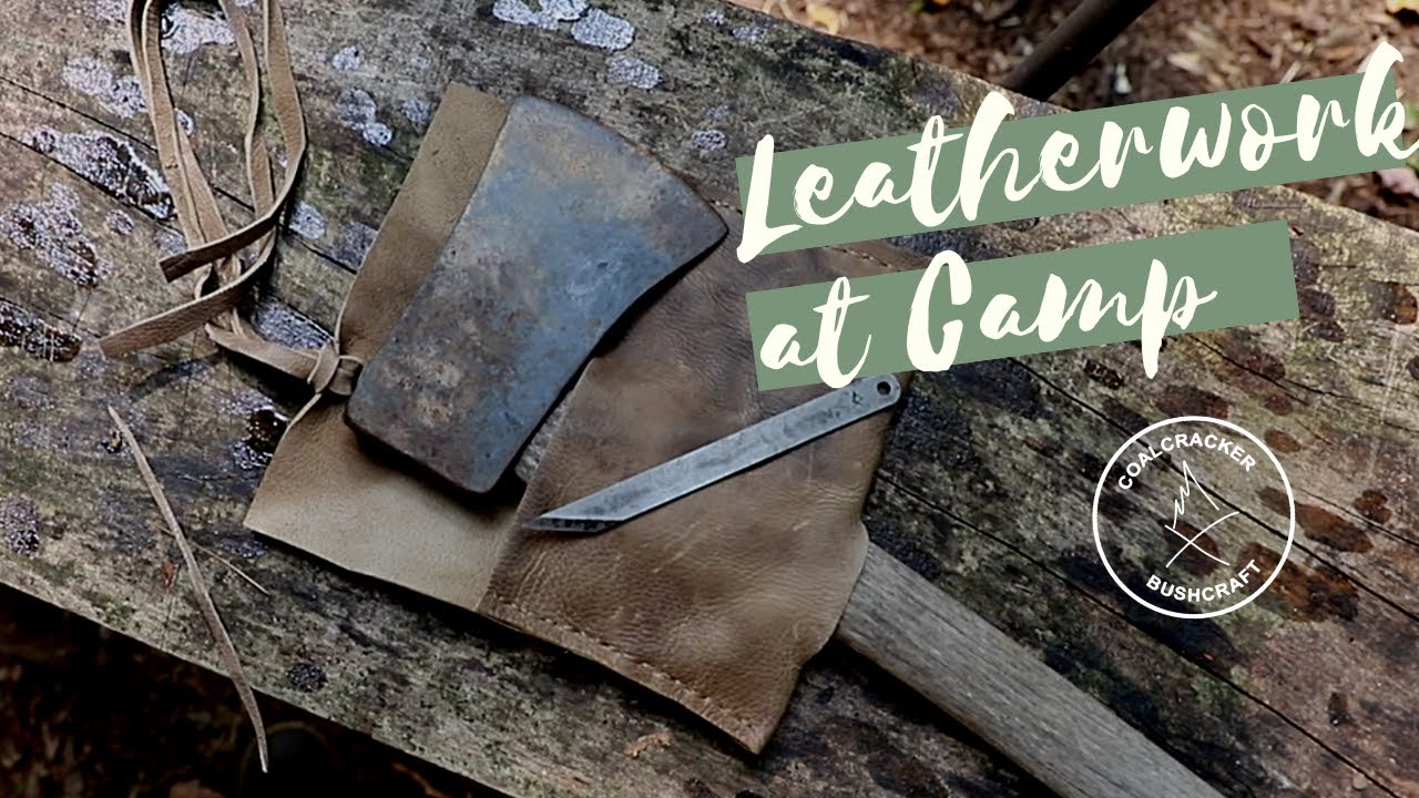 Traditional Flap Axe Sheath: Leather Working Made Easy - YouTube