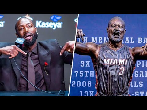 Dwyane Wade Jokes Statue Does Not Need to Look Like Him #DwayneWade ...