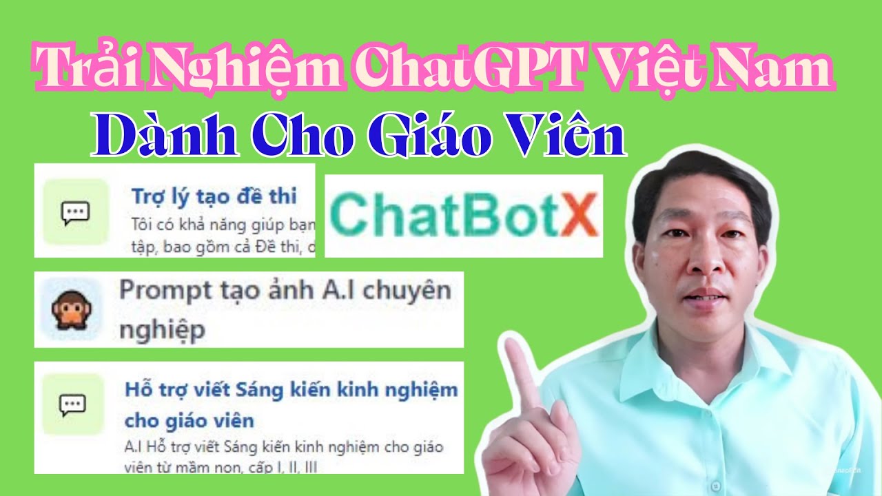 Trải Nghiệm Chat GPT Việt Nam Dành Cho Giáo Viên - Vũ Thi Home.#chatgpt ...