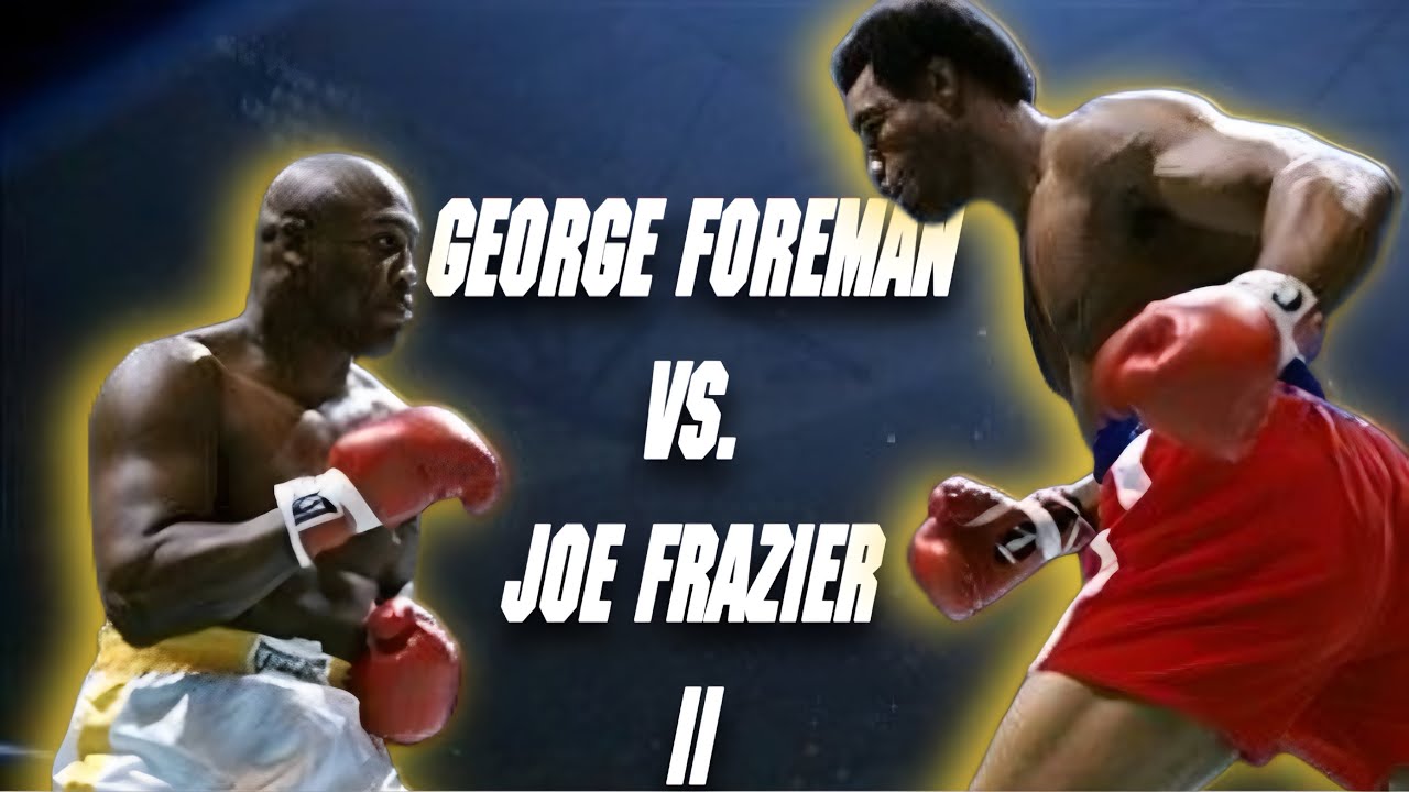 When Joe Frazier Rematched George Foreman in 1976 - YouTube