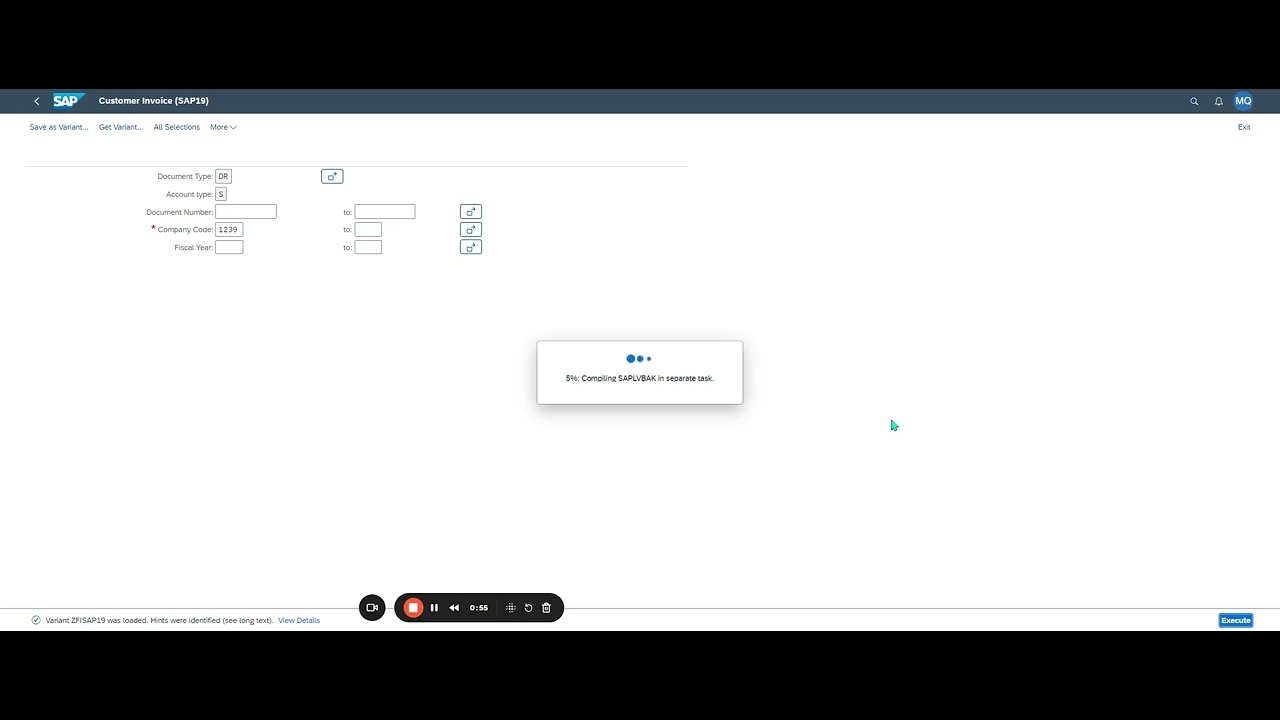 How to run a program in SE38 - YouTube