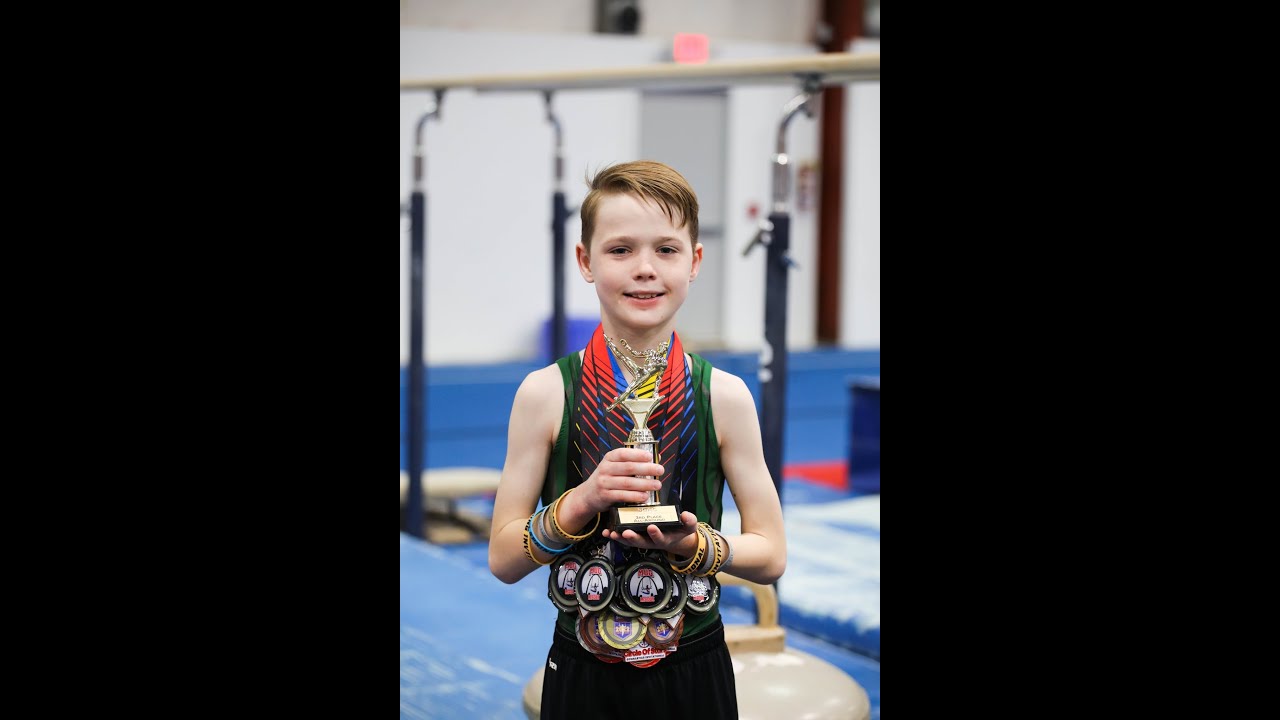 Justin Springs 2023, Level 4 Boys Gymnastics - YouTube